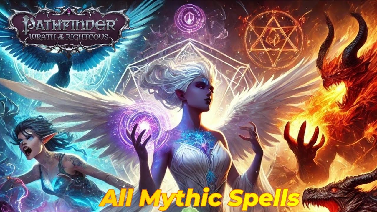 Pathfinder WOTR: All Mythic Spells! - YouTube
