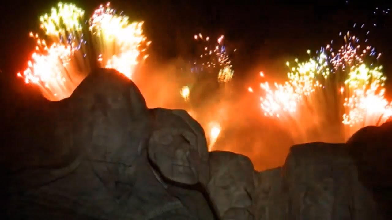 FULL FIREWORKS SHOW - Donald Trump Mount Rushmore - YouTube