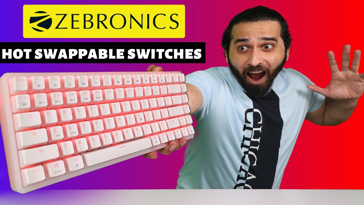 Zebronics max ninja 200 mechanical keyboard with RGB | Outemu red ...