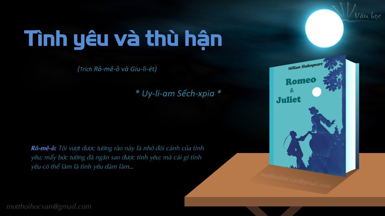 Văn học Tóm tắt TÌNH YÊU VÀ THÙ HẬN (Trích Rô-mê-ô và Giu-li-ét) Uy-li ...