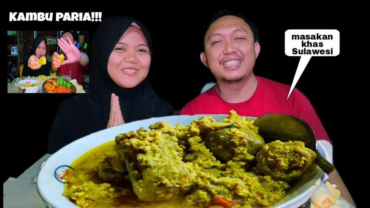 NGGAK PAHIT ‼️ MAKAN SAMA KAKAK PAKE SAYUR KAMBU PARIA 🥰💕 KHAS SULAWESI ...
