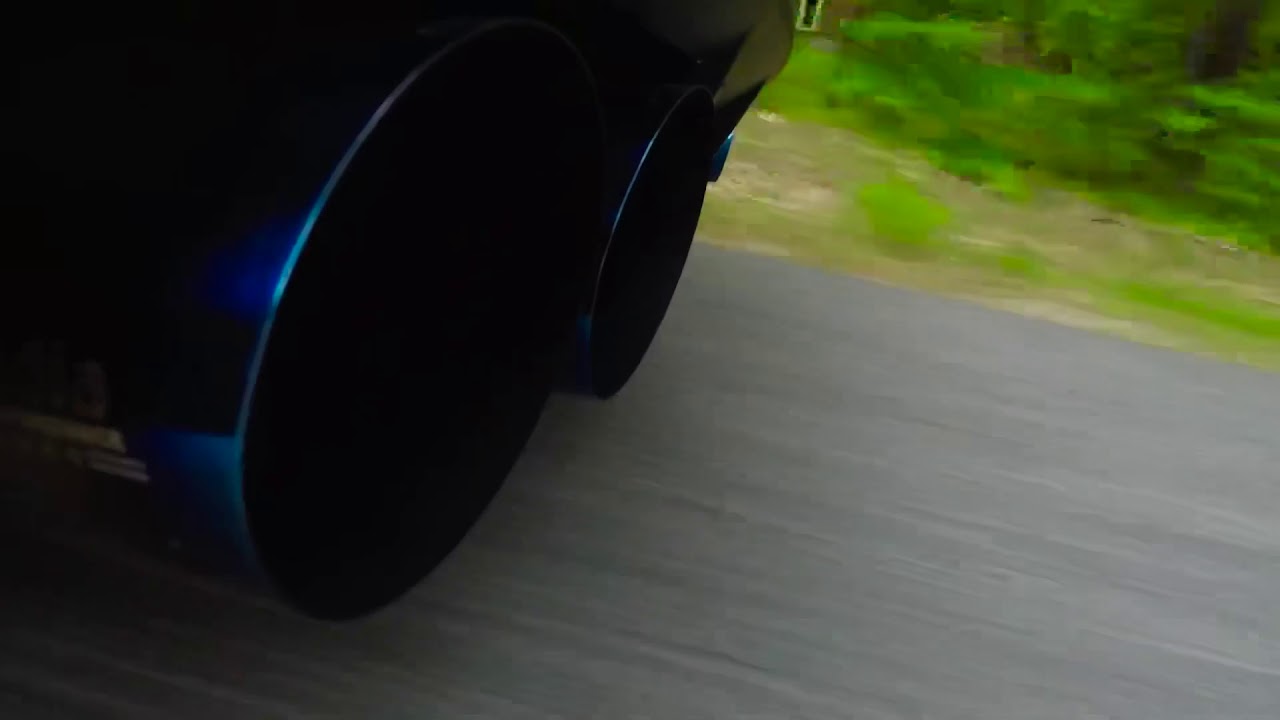 2009 Subaru WRX Hatchback Catless Invidia R400 Turbo-back Exhaust - YouTube