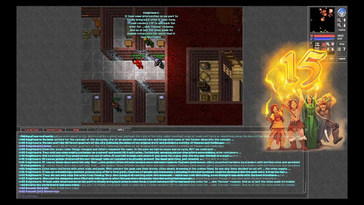 [Tibia 15 Years] Chatting with Knightmare - YouTube