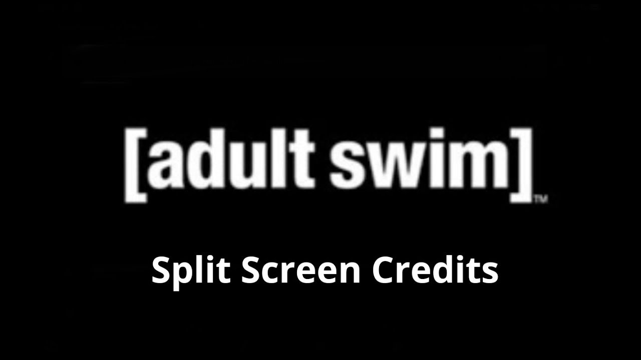 Adult Swim Aqua Teen Hunger Force Split Screen Credits w/ Checkered ...