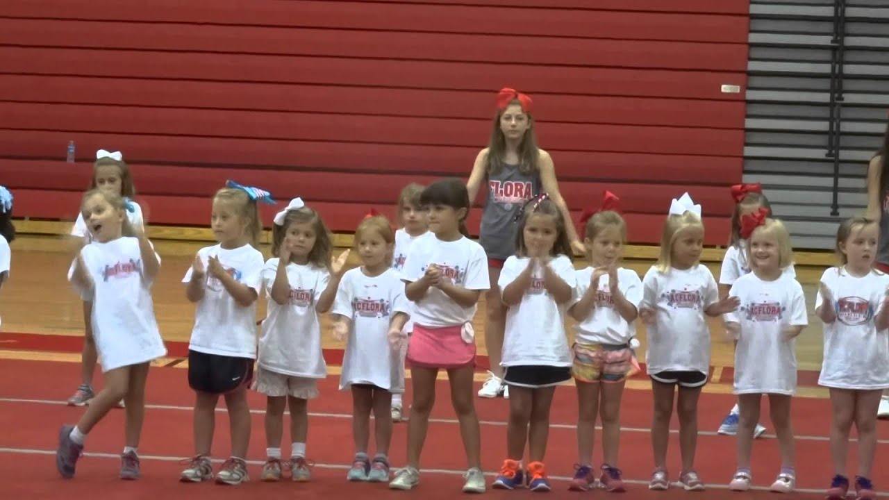 AC Flora Cheer Camp 2014 - Little Girls - YouTube