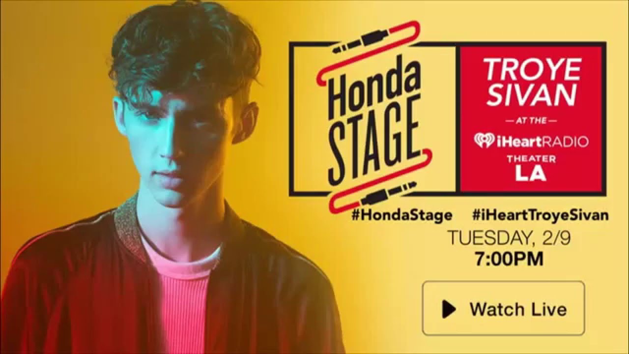 Troye Sivan Live @ Honda Stage - iHeartRadio | EASE - YouTube