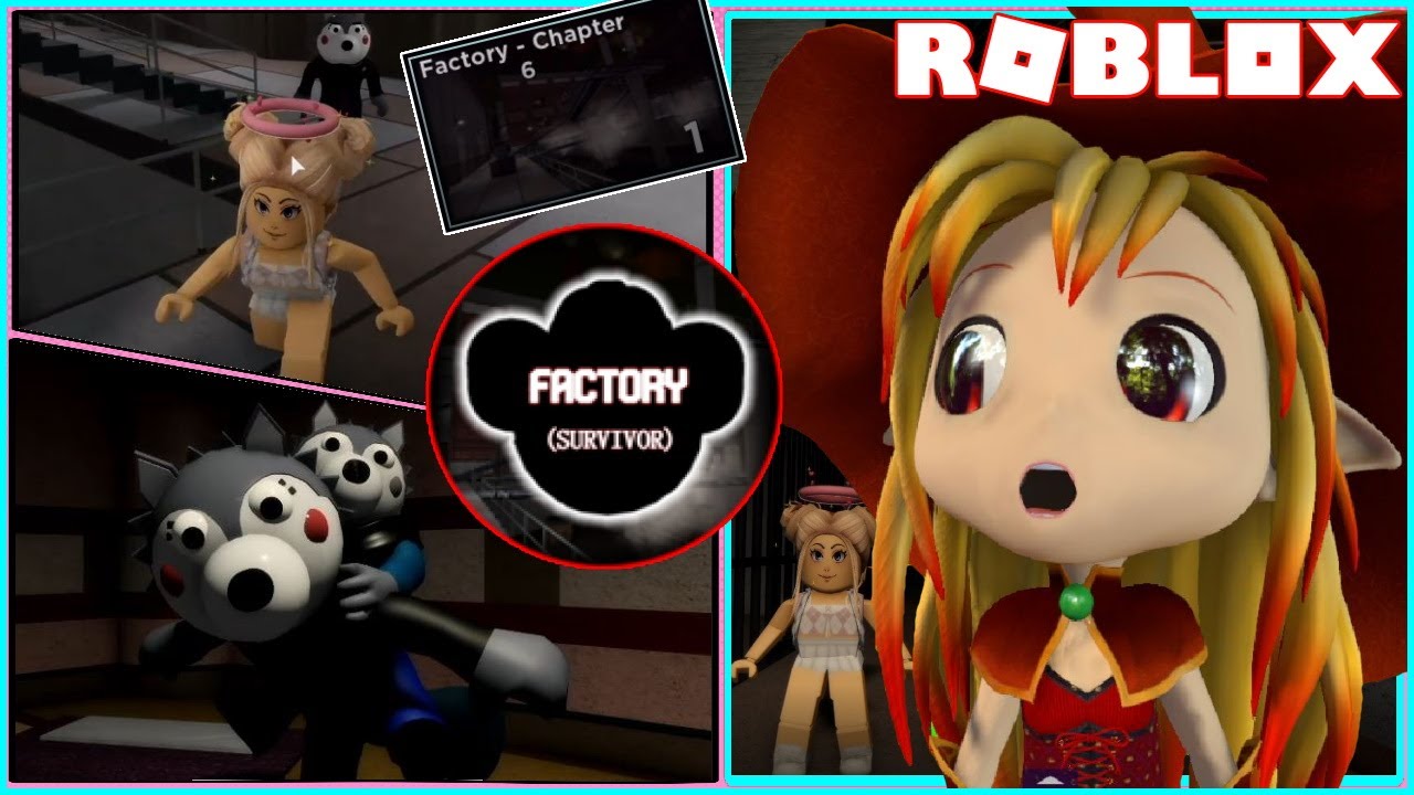 🐷 ESCAPING NEW CHAPTER 6 FACTORY MAP and GETTING SURVIVOR BADGE! ROBLOX ...