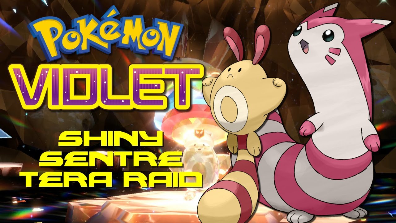Shiny Sentret Tera Raid: Pokemon Violet: #shorts #shinypokemon # ...
