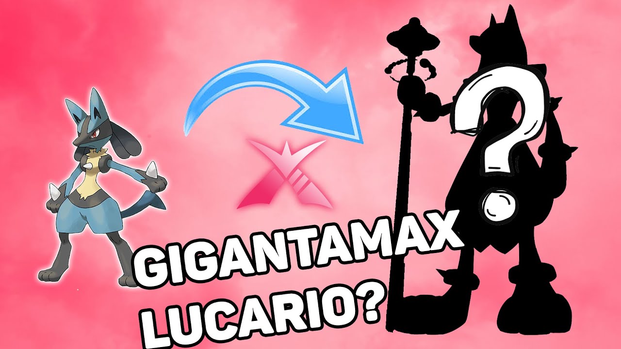 Create GIGANTAMAX LUCARIO | Draw Gigantamax Pokemon - YouTube