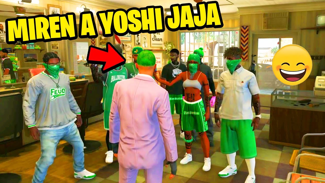 KEISHA Y LOS FAMILIES LE HACEN ESTO A YOSHI JAJA XD 😆| DovuX Life | GTA ...