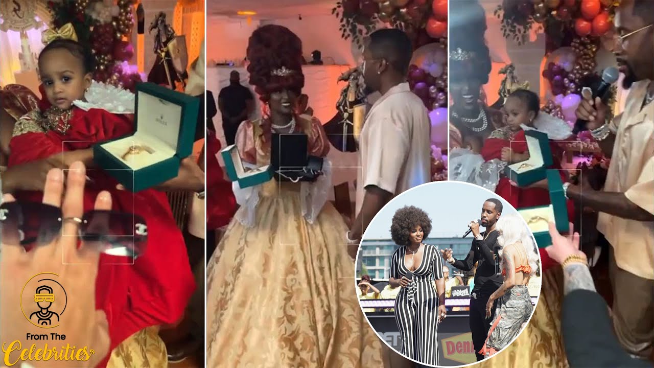 Safaree Gifts Amara La Negra's Twins Rolex Watches At Their 1st B-Day ...