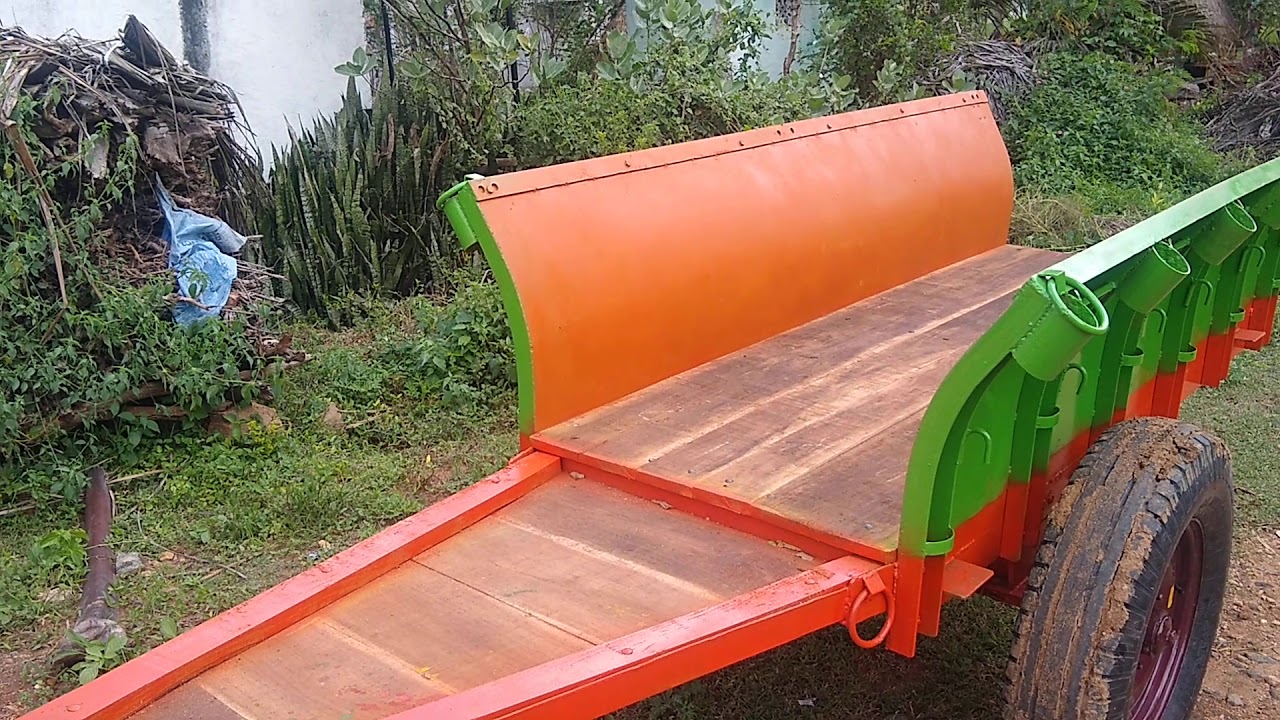 Newly Built Bullock cart and water buffalo at Gowdaiahanna Doddi ...