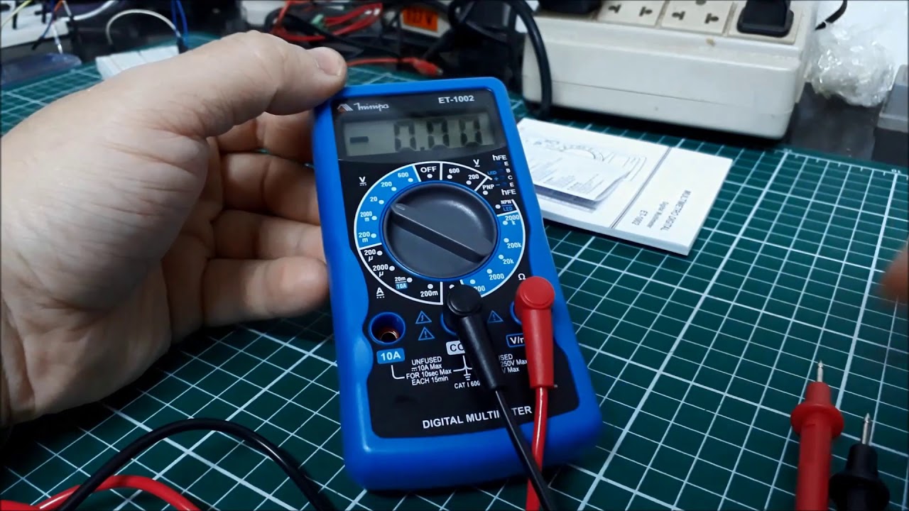 Review multímetro digital minipa - YouTube