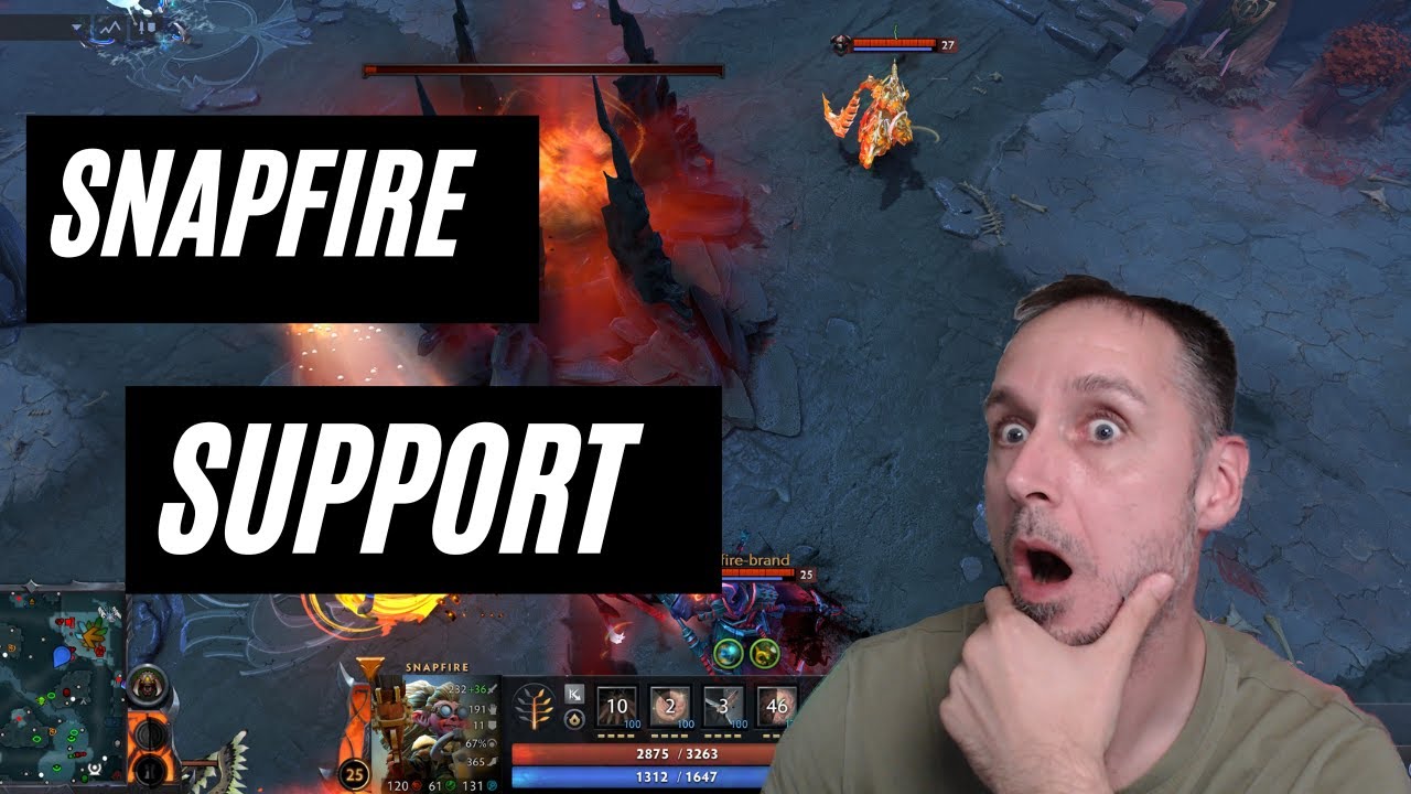 Dota 2 Snapfire Support Pos 4 - Transition into Carry??? - YouTube