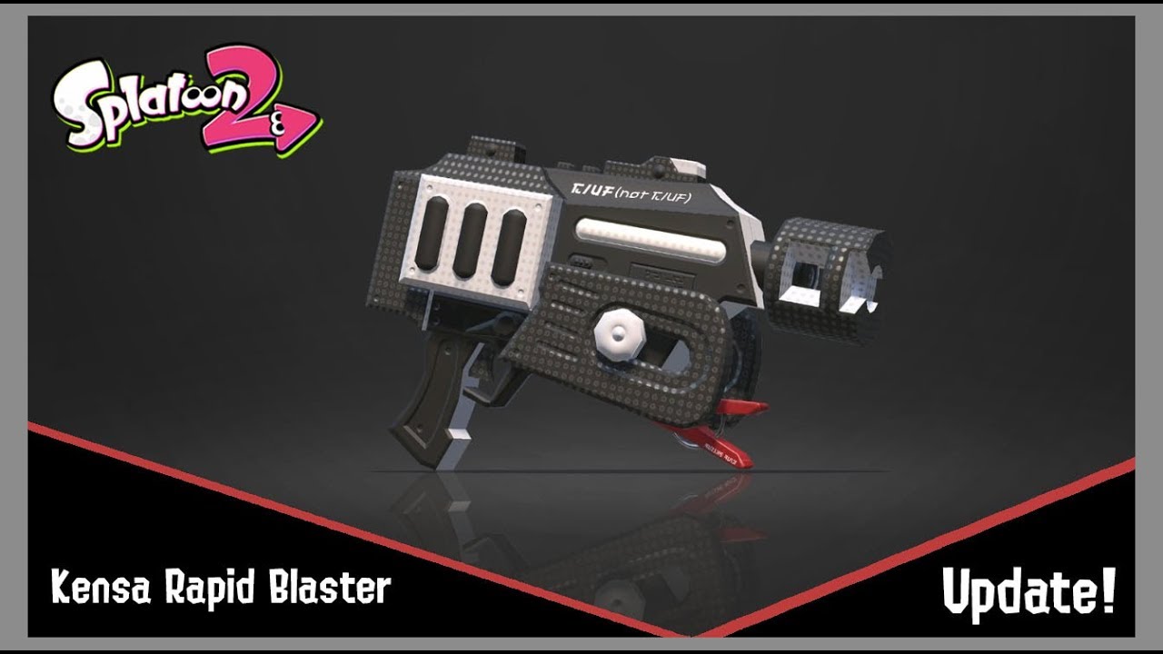 Splatoon 2 - Kensa Rapid Blaster - Seventy-Eighth Weapon Update - YouTube