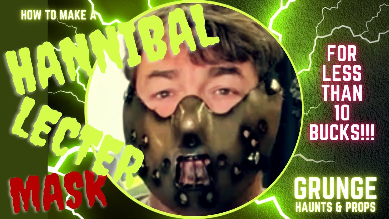 How to Make a Hannibal Lecter Mask, For Less than 10 Bucks!! # ...