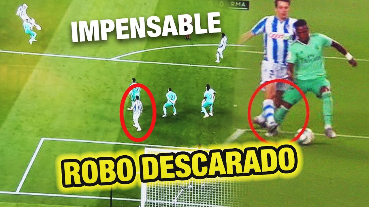 ROBO DESCARADO DEL REAL MADRID VINICIUS NO ES MESSI Y BENZEMA HACE DE ...