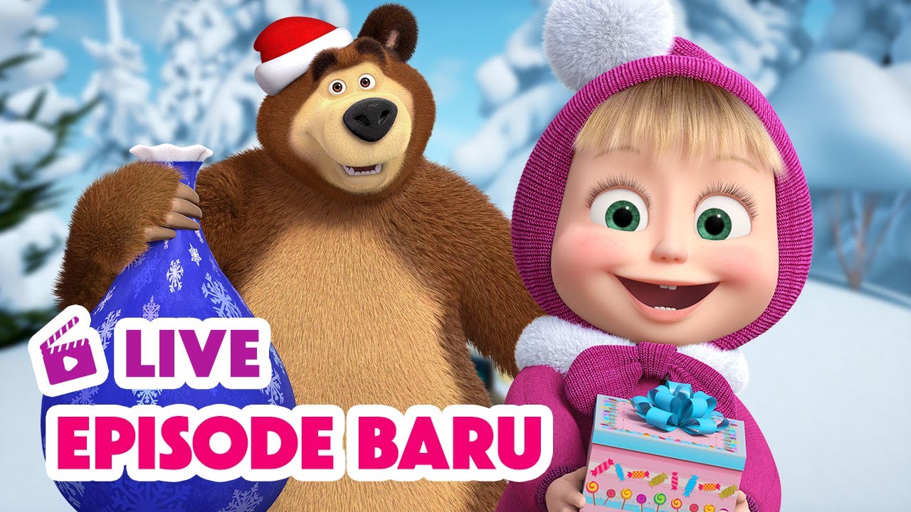 🔴 LIVE! Masha dan Beruang 👧🐻 Episode Baru 🎅🎄 Kartun anak-anak 🎬 Masha ...