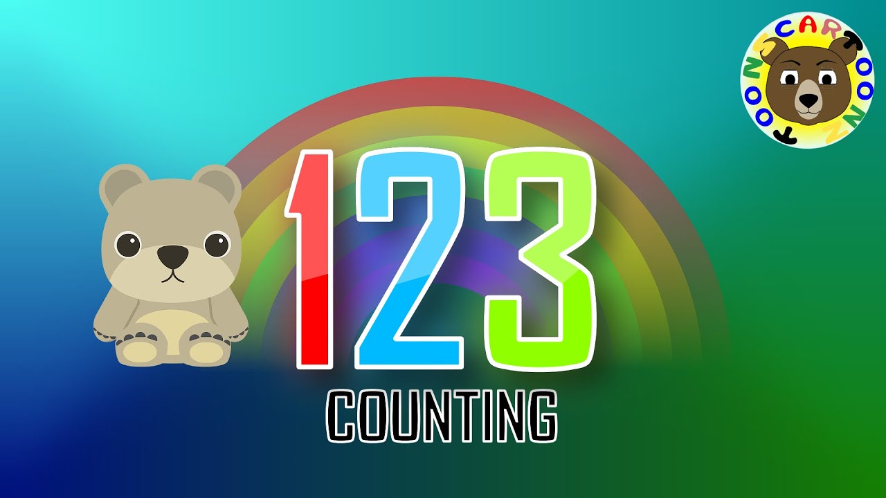 counting cartoon for kindergarten | Learn Numbers From 1 To 10 | 123 go ...
