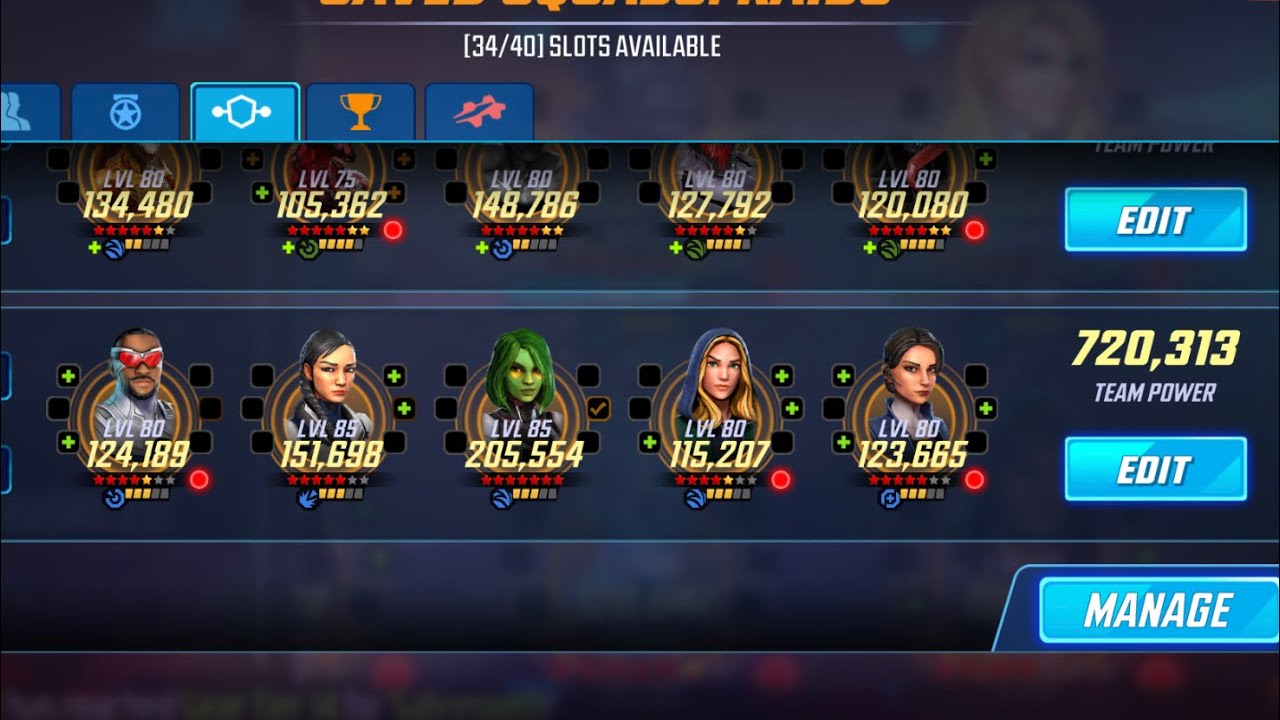 Marvel Strike Force (MSF), Doom Raid 2 Skill Mission 2 - 720k (7red ...