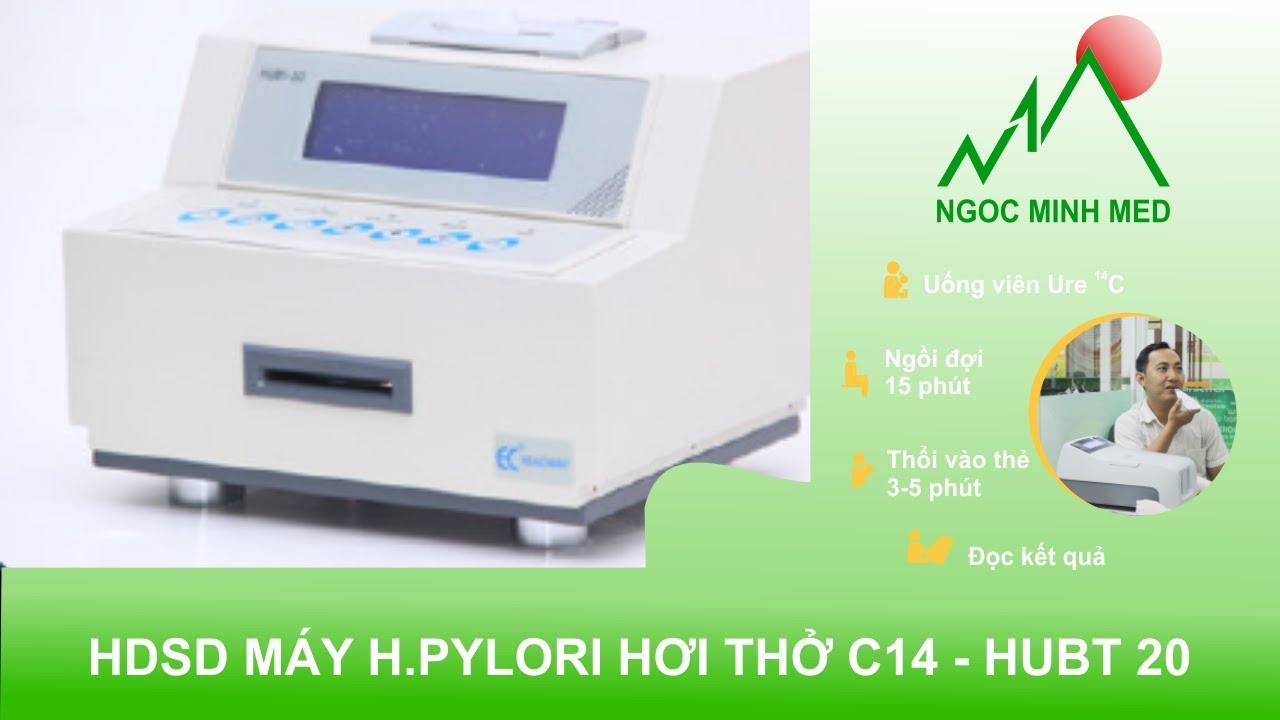 Hướng dẫn sử dụng máy H.Pylori hơi thở C14 | Headway HUBT 20 | HUBT ...