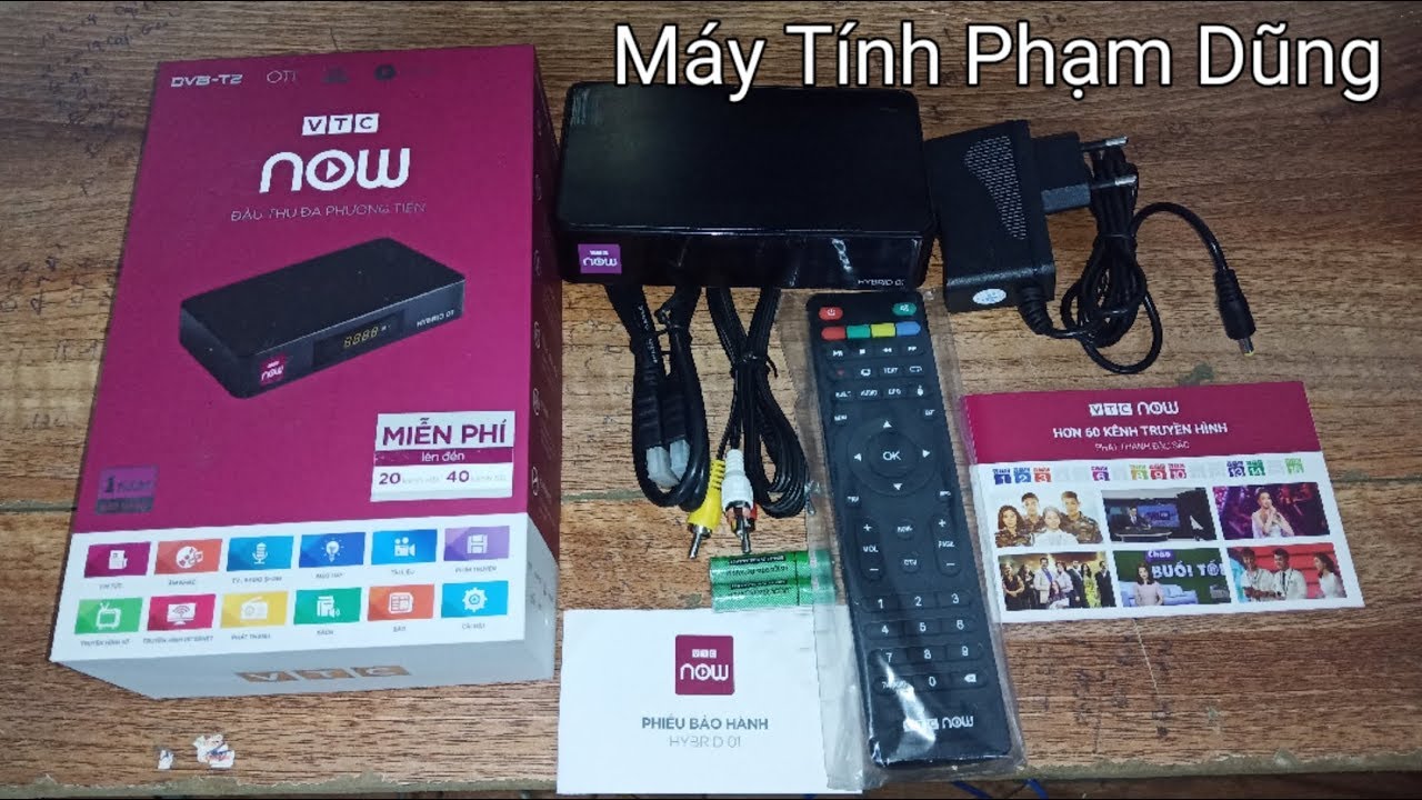 VTC NOW HYBRID 01 - ANDROID BOX VTC Now TÍCH HỢP DVB-T2 MỚI NHẤT 2019 ...