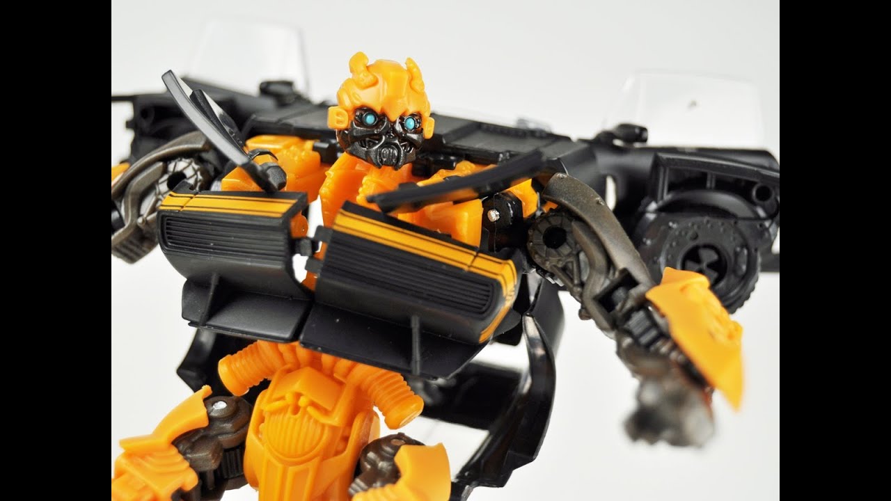 Transformers Age of Extinction Deluxe Class High Octane Bumblebee - YouTube