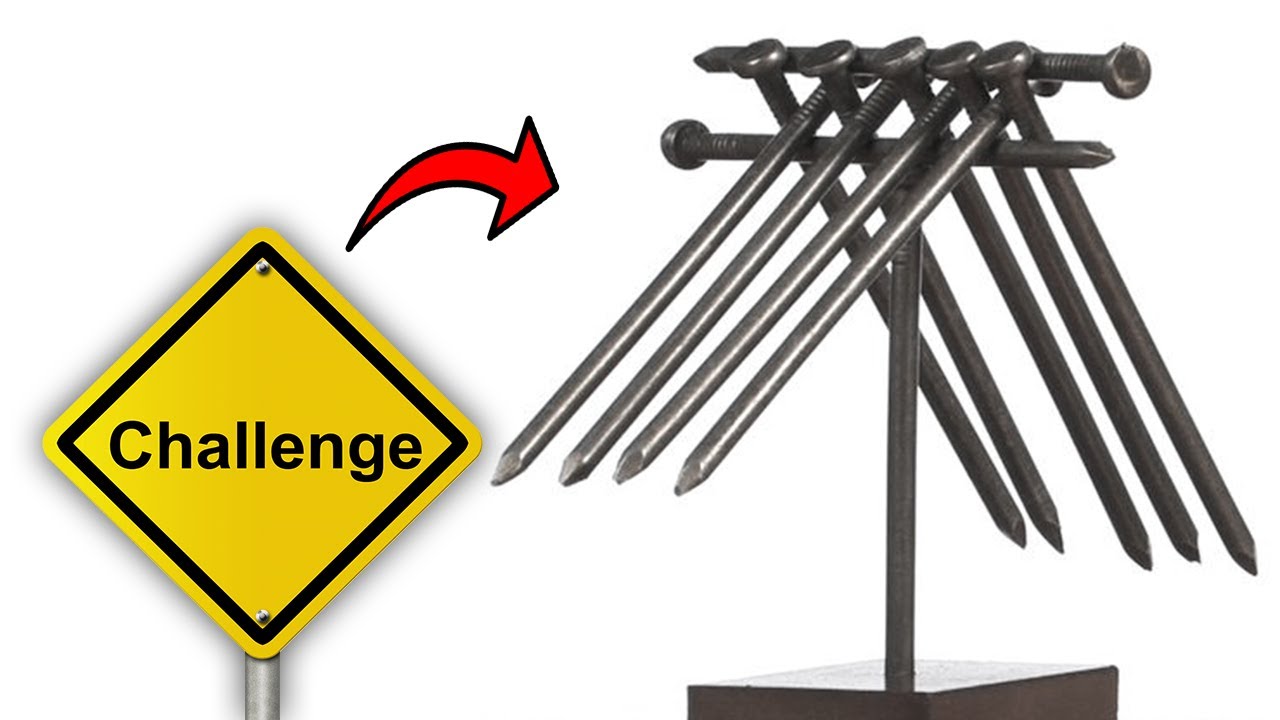 10 Nails Balancing Challenge - YouTube