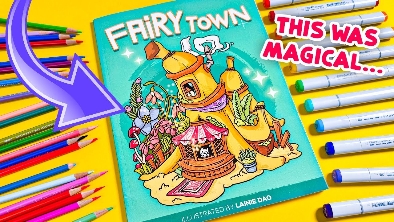 This Coloring Book Made me SO Happy UNTIL... *read my pinned comment ...