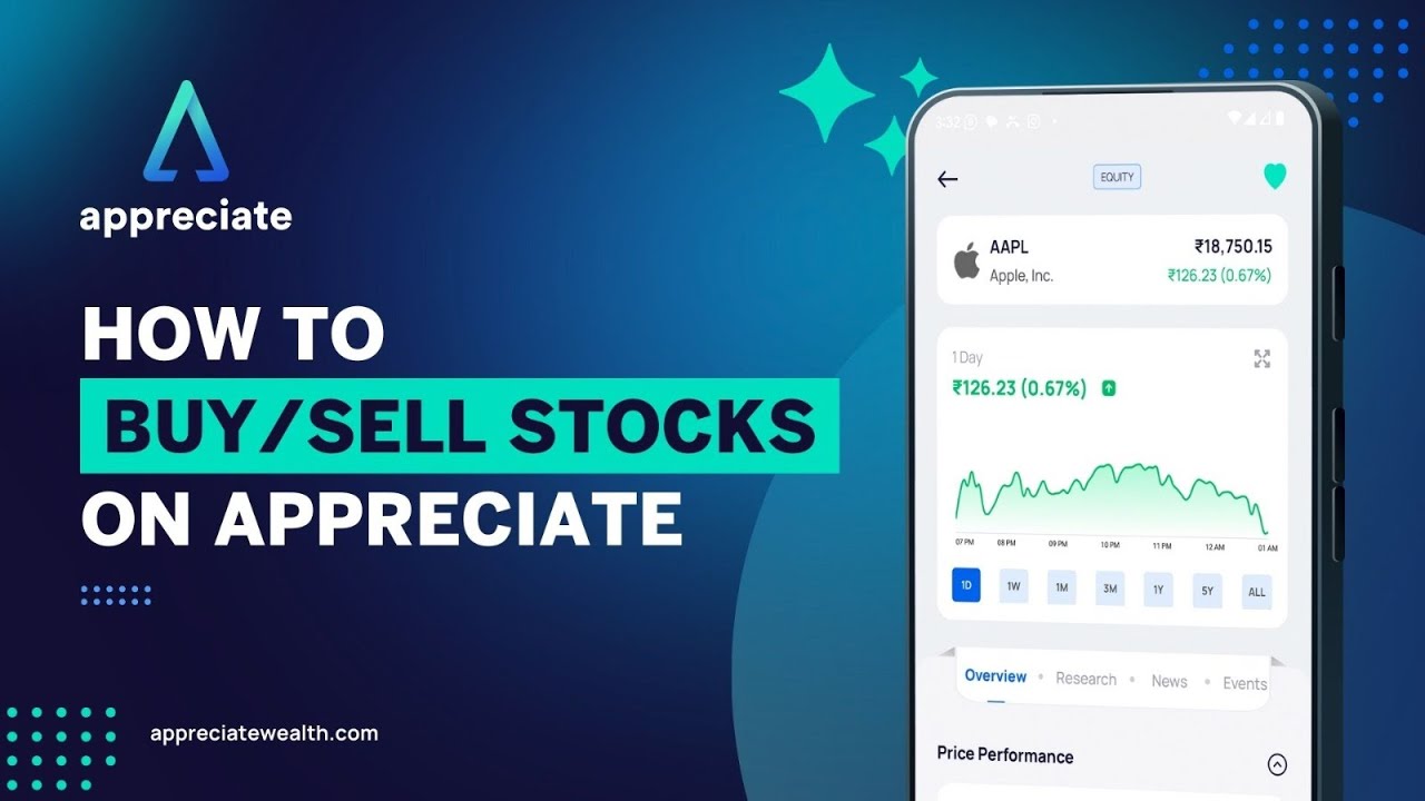 How to buy and sell stocks on Appreciate? - YouTube