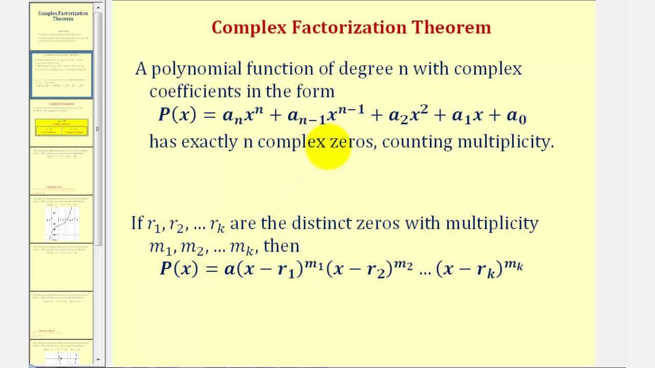  New Version Available Polynomial Function Complex Factorization