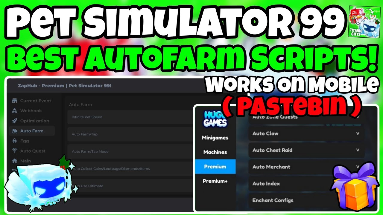 *OP* Pet Simulator 99 ZapHub Premium Keyless Script Working 🎅 Secret ...