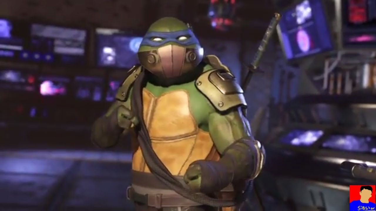 Injustice 2 Leonardo gamplay TMNT EPIC GEAR - YouTube