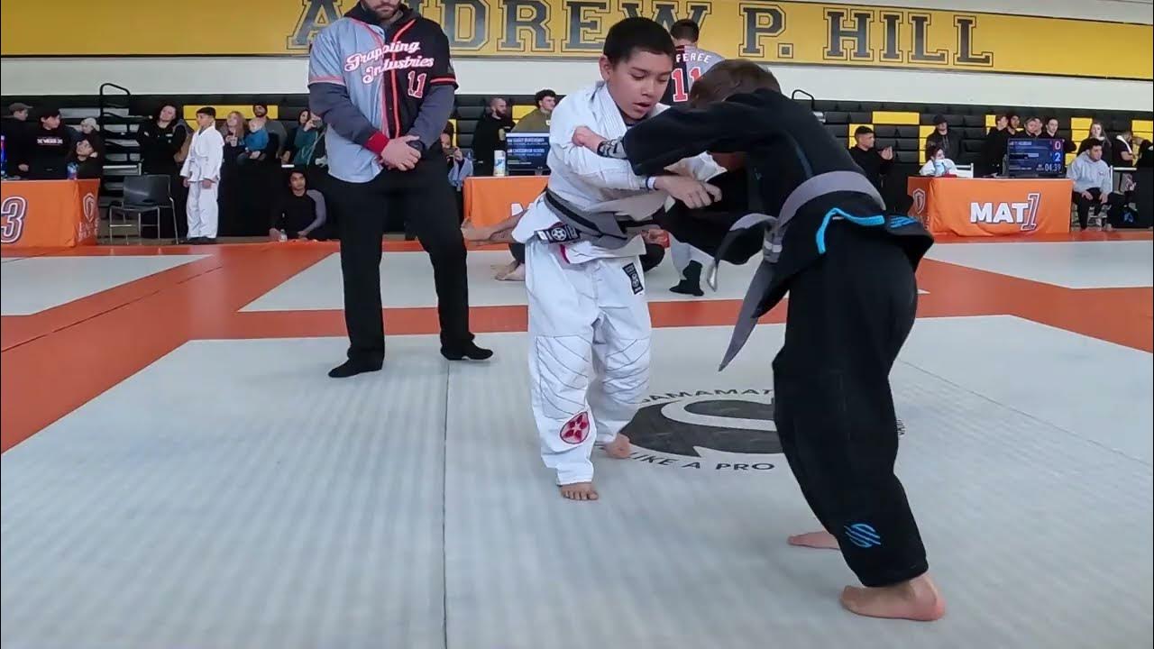 8 year old Jiu-Jitsu grey belt - Grappling Industries San Jose, CA 02/11/23 Nazary Perkov GI #2 ...