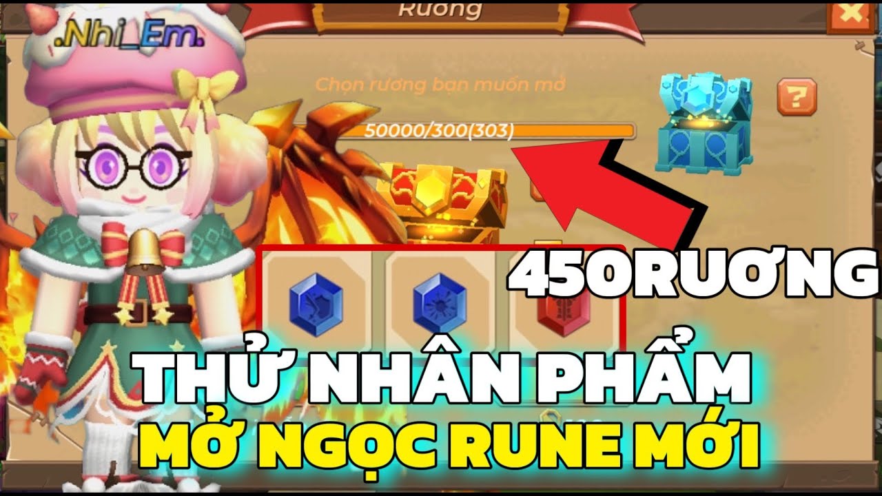 (Blockman Go) Bedwars: Thử Nhân Phẩm Mở Rune Mới Acc Nhi Em Hơn 450 ...