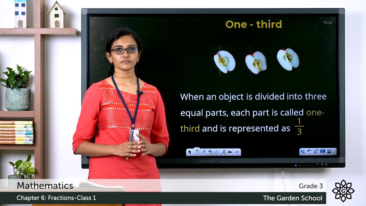 Grade 3 Mathematics Chapter 6 Class 1 Fractions in Real Life - YouTube