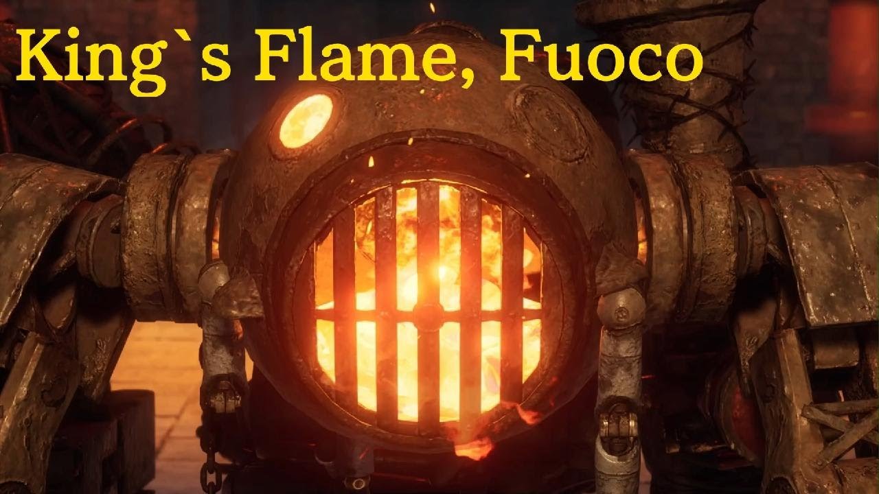 Lies of P - King`s Flame, Fuoco boss fight - YouTube