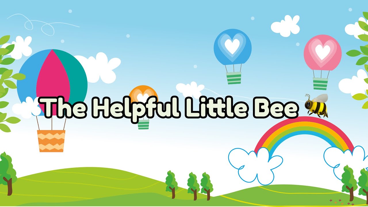Best Kids Story| Best children stories | Helpful little Bee| Kids bed ...