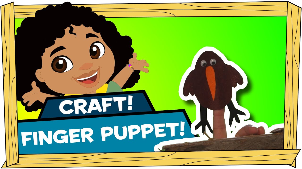 Kid Crafts: Finger Puppet - Darwin and Newts - YouTube