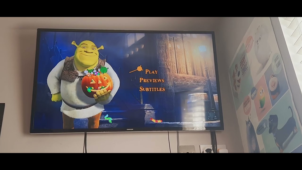 Scared Shrekless 2011 UK DVD Menu Walkthrough - YouTube