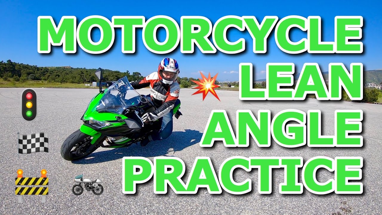 Motorcycle Lean Angle and Cornering Practice - YouTube