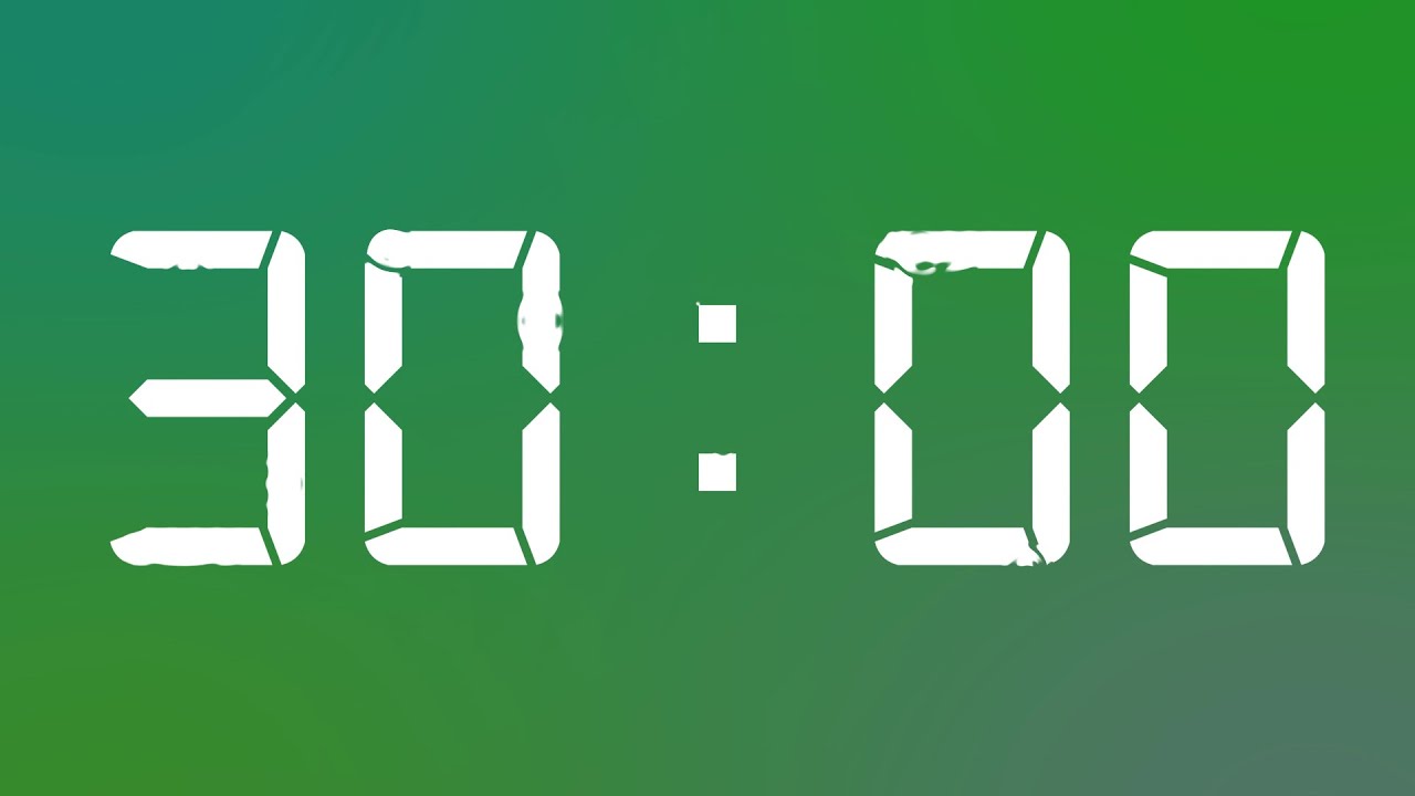 30 minute timer with relaxing music for reading - YouTube