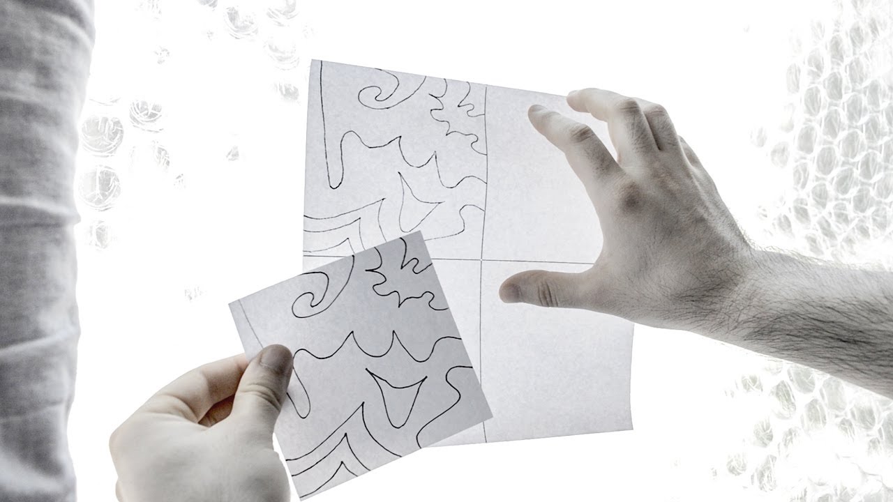 Simple Method Symmetrical Abstract Drawing - YouTube