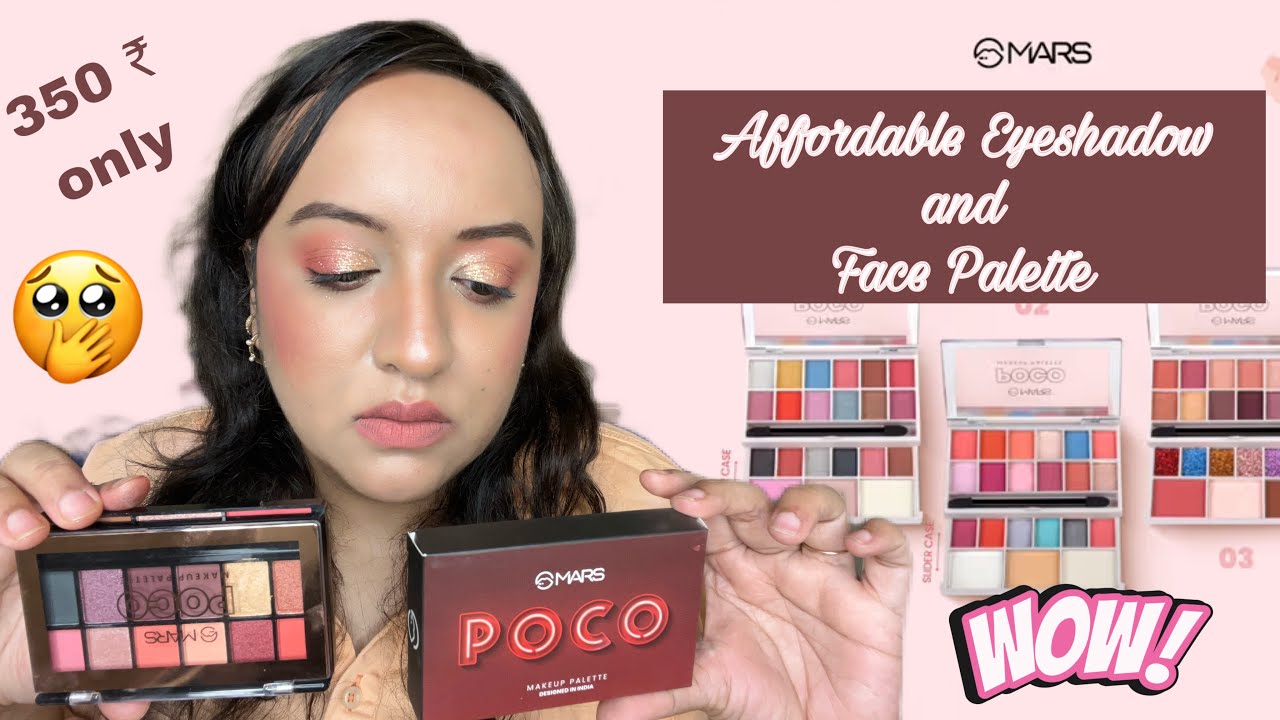 New Mars Poco Face Palette Review | Affordable Makeup Palette Review ...