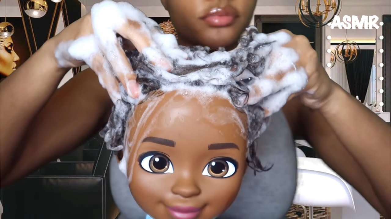 ASMR | Ghetto Hair Salon Shampoo With Body Wash Role Play! 🫧 - YouTube