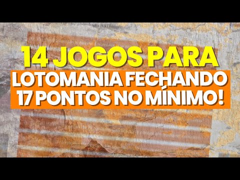 MOSTREI como é possível fazer 17 pontos na lotomania | 75 números a seu favor!