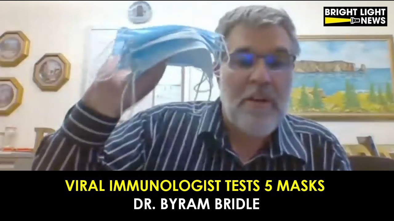 Viral Immunologist Tests 5 Masks -Dr. Byram Bridle - YouTube