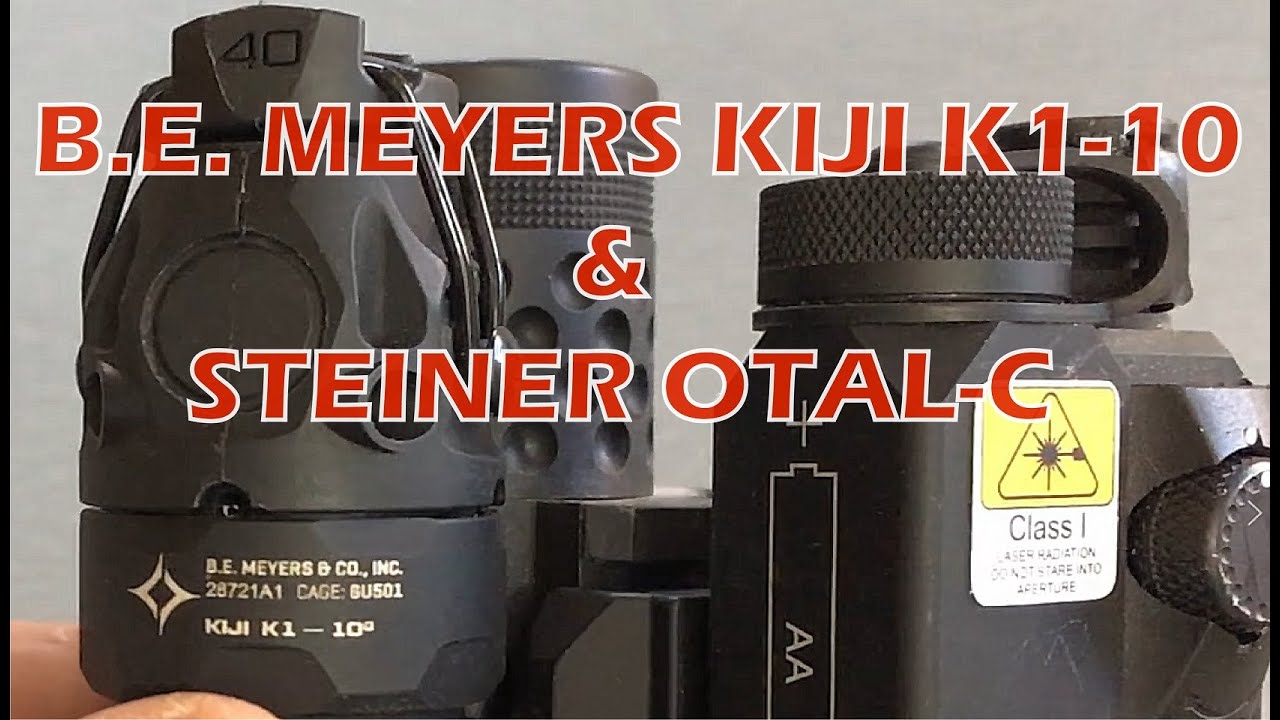 B.E. Meyers KIJI K1-10 IR Illuminator & Steiner OTAL-C IR Laser pointer ...