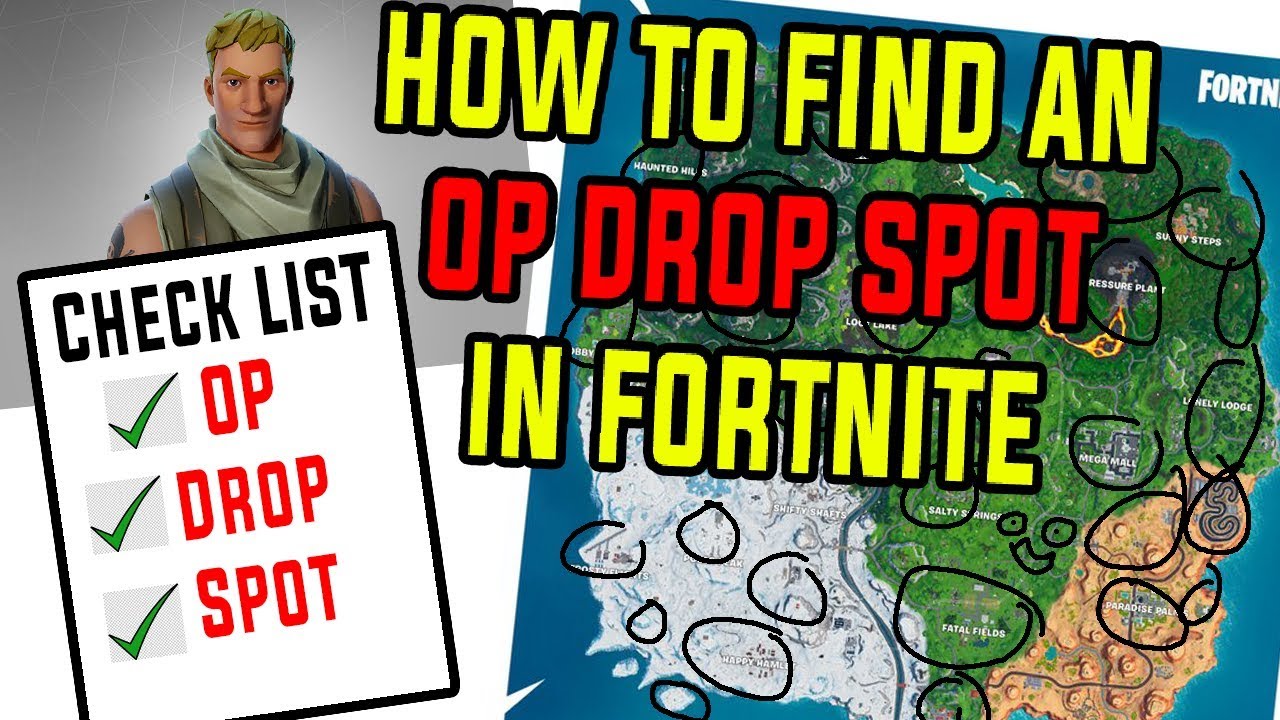 How to find an OP drop spot for fortnite! New system for finding OP ...
