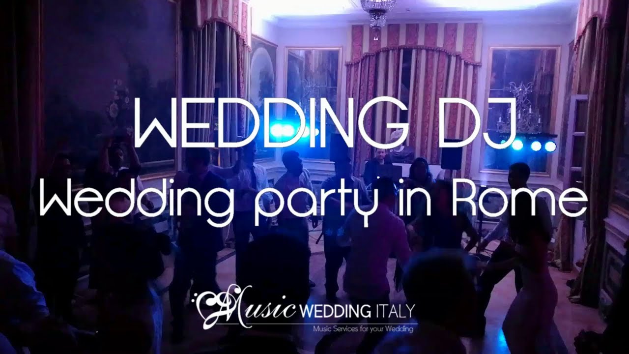 MUSIC WEDDING ITALY - Wedding party in Rome - YouTube